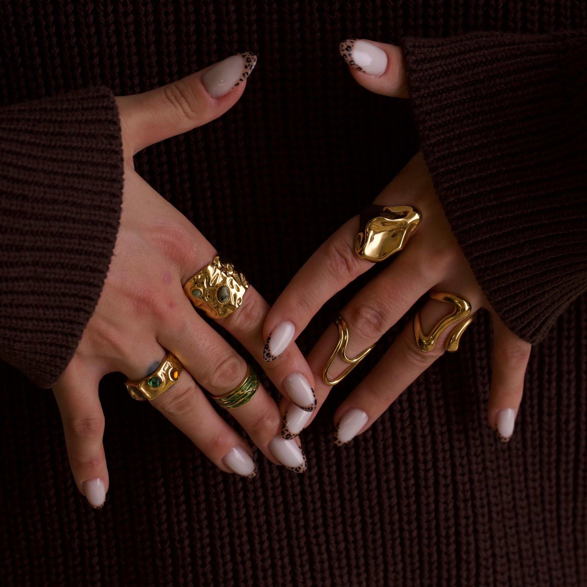 Adjustable Silver & 18k Gold Waterproof Rings | Jewellery – Callia ...